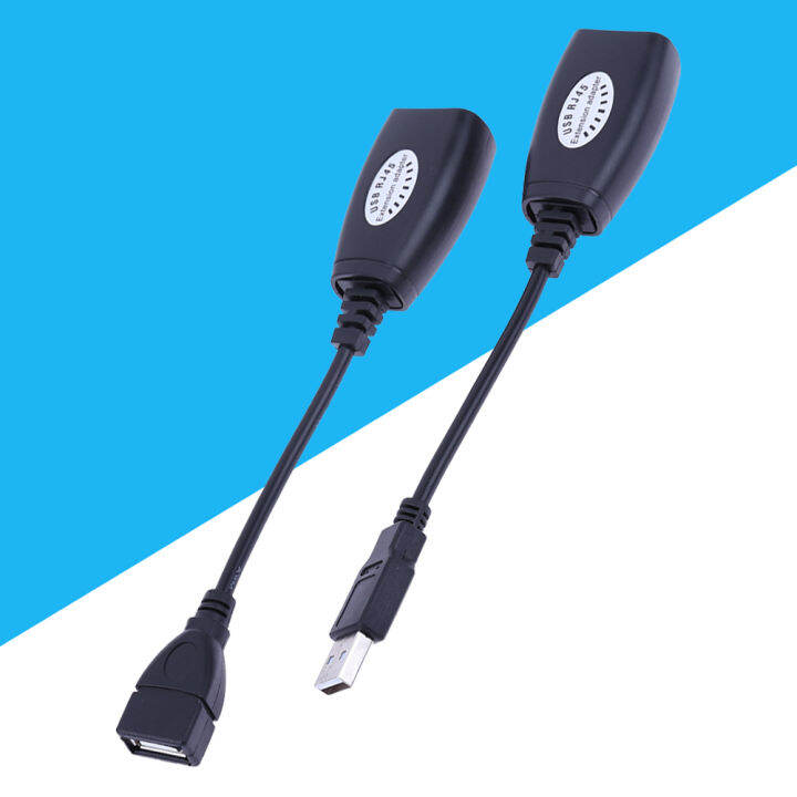 USB to RJ45 Extender USB 2.0 Extension Extender Adapter Up to 150ft ...