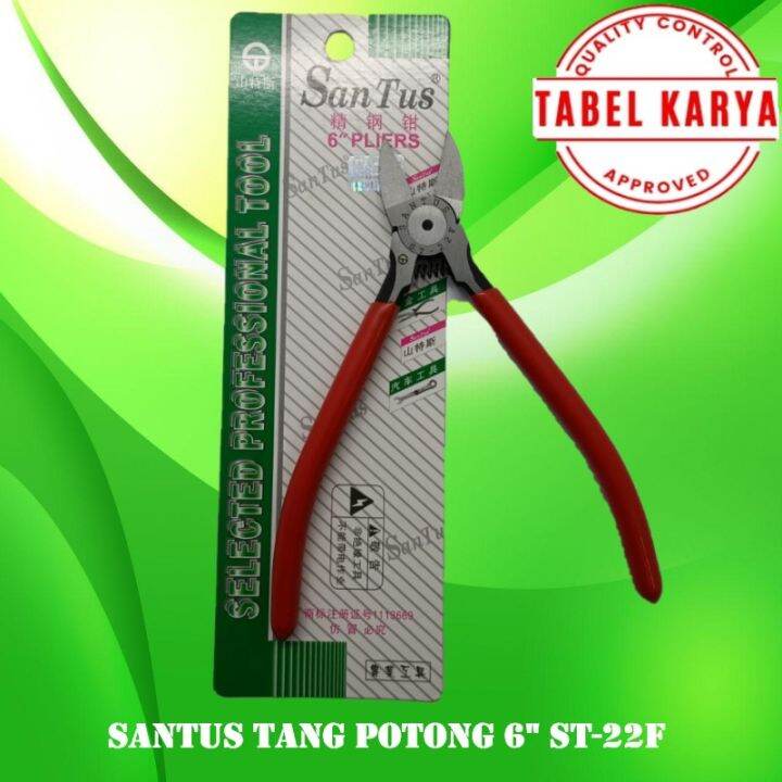 TANG POTONG 6" INCH PLIERS SANTUS ST-22F | Lazada Indonesia