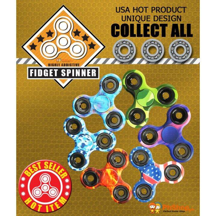 PRINTED COLORFUL SPINNER (RANDOM) | Lazada PH