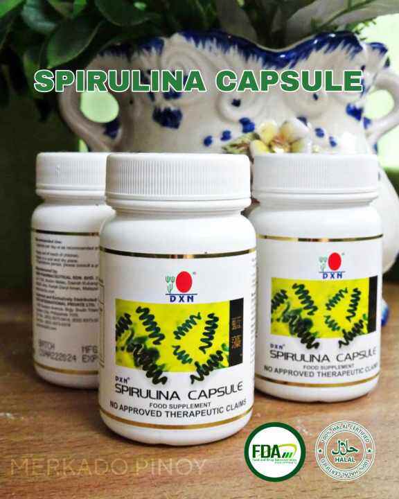 DXN Spirulina Capsule 30's 100% Pure Alkaline ORIGINAL | Lazada PH