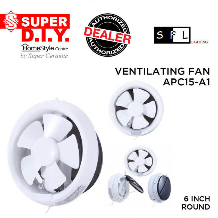 SFL APC15-A1 6" Round Ventilation Fan | Lazada