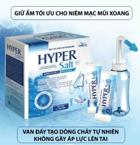 Bình Rửa Mũi HYPER SALT Kèm Muối Hàng Việt Nam Chất Lượng Cao | Lazada.vn