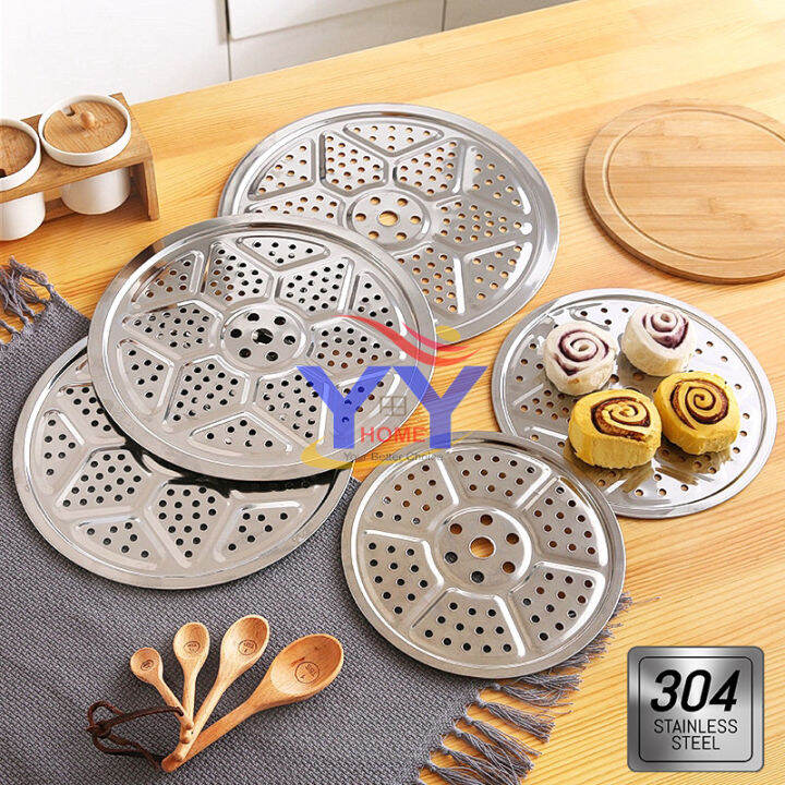 SUS 304 Stainless Steel Steamer Plate Steaming Tray/Hidangan Kukus ...