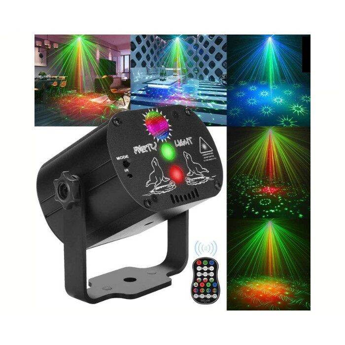 Lampu Disko Proyektor Laser LED Disco RGB Spot Light Konser Stage Lamp ...