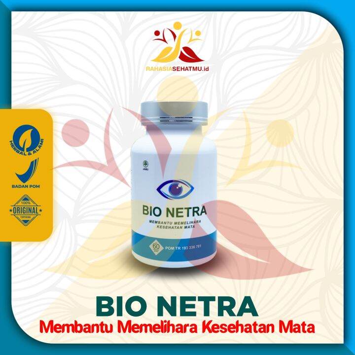 BIO NETRA KAPSUL MATA HERBAL OBAT MATA ORIGINAL UNTUK MATA MINUS ...