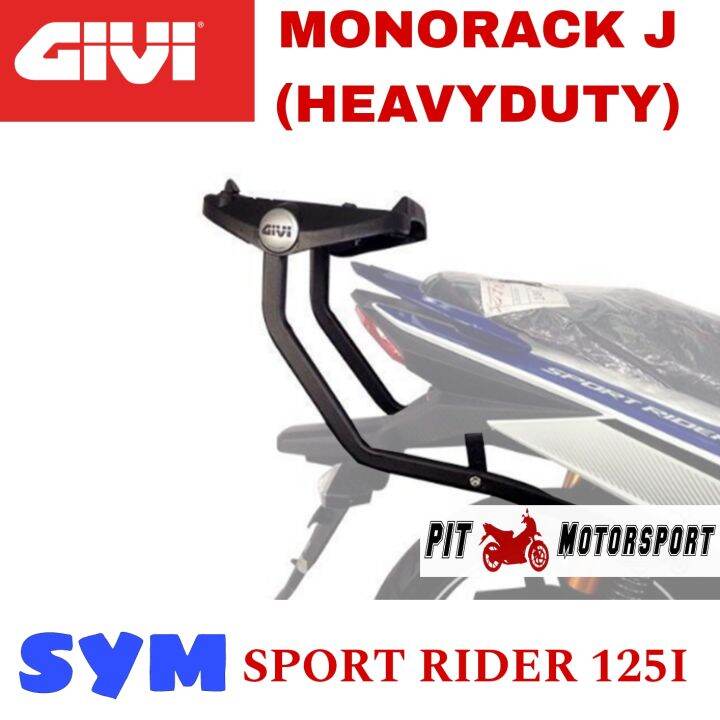 Monorack Givi SYM SPORT RIDER 125I Heavyduty Advance Rack 100% Original ...