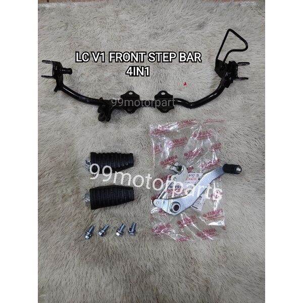 LC135 V1 V2 V3 V4 V5 V6 V7 5S FRONT STEP BAR BESI KAKI PIJAK FOOT REST FOOTREST GEAR LEVER ...