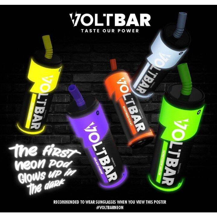 ready stock Original Voltbar NEON 6000 puffs VOLTBARNEON voltbar ...