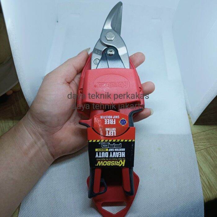krisbow gunting baja ringan kiri - aviation snip left cutting krisbow ...