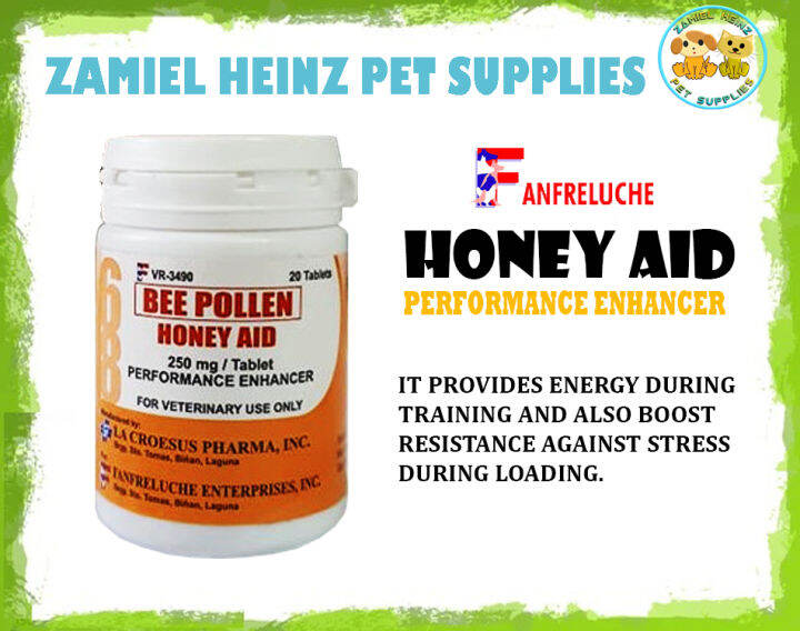 HONEY AID for PIGEONS (Bee Pollen) | 20 Tablets | Lazada PH
