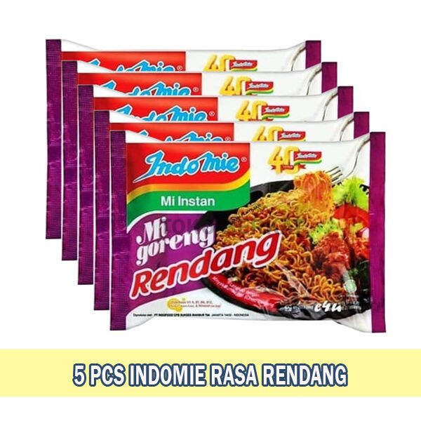 5 PCS INDOMIE RASA RENDANG | Lazada Indonesia