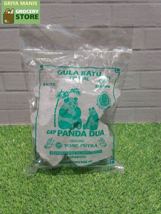 Gula Batu Crystal Cap Panda Dua 250g | Lazada Indonesia