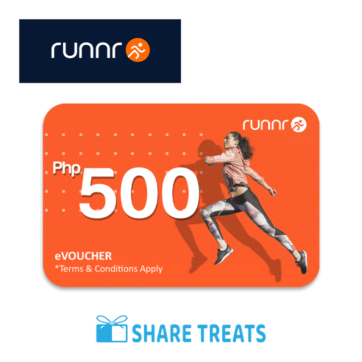 RUNNR P500 Worth Voucher (SMS eVoucher) | Lazada PH