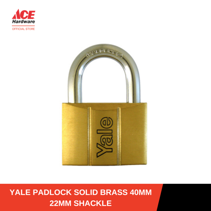 Yale 40MM Hardened Brass Padlock V140.40 | Lazada PH