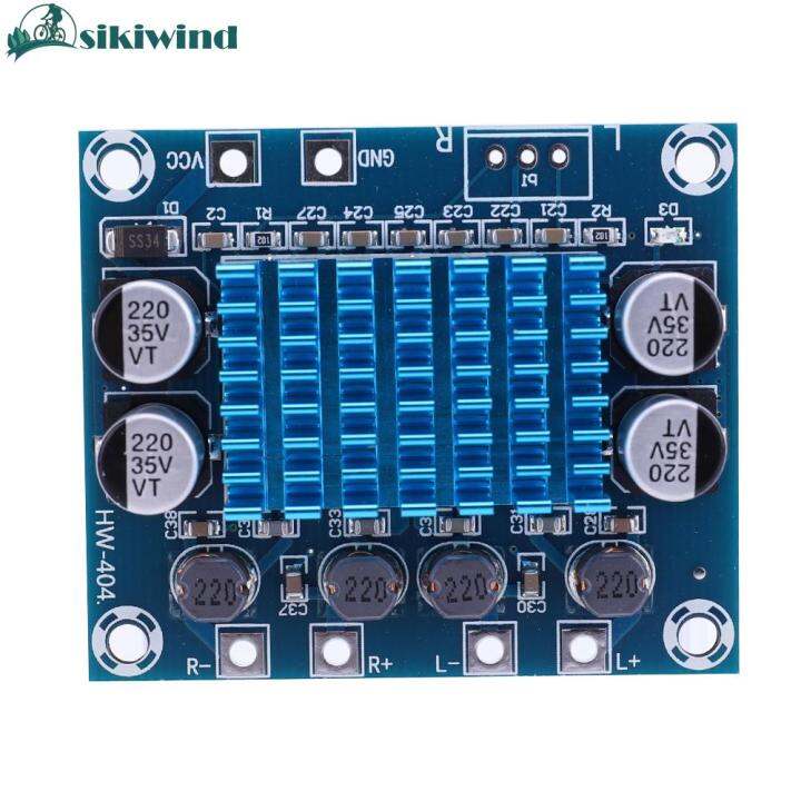 แผงขยายเสียงดิจิทัล HD MODUL Amplifier Audio ระบบ DC8-26V ช่องสัญญาณคู่ ...