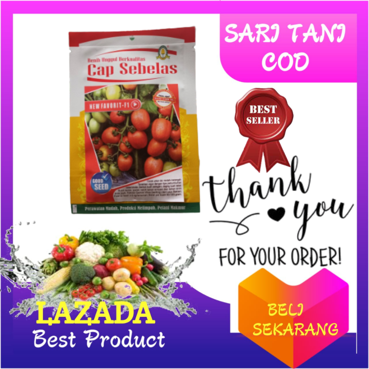 Benih Tomat New Favorit F1 Takila Cap Sebelas 5 Gram Lazada Indonesia
