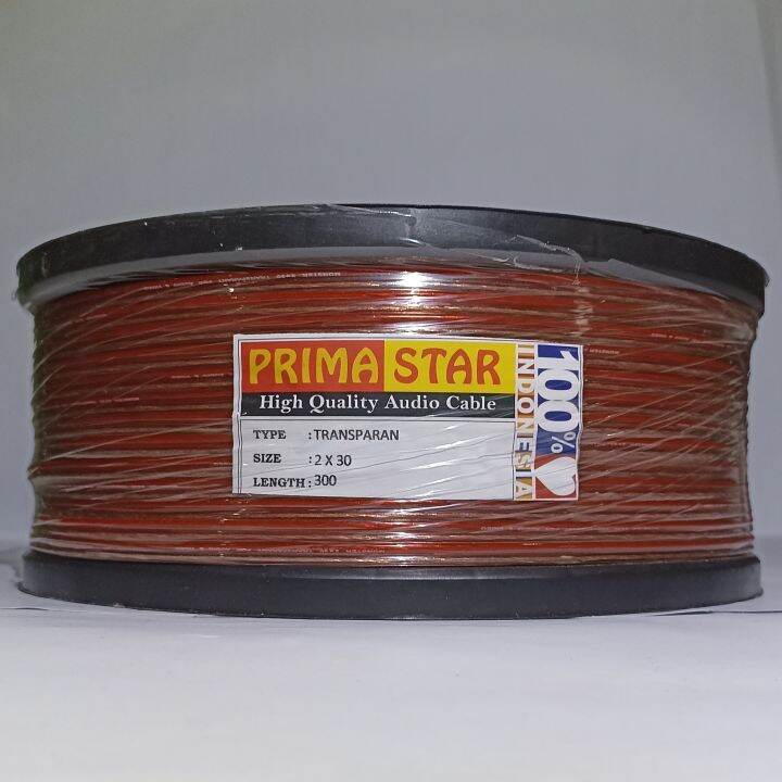 (PER METER) Kabel Transparant Prima Star 2x30 - Kabel Listrik/kabel ...