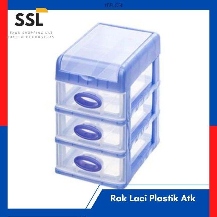 Mini Rak Plastik Atk Laci / Laci Plastik Atk Susun | Lazada Indonesia
