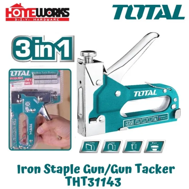 Total Iron Staple Gun/Gun Tacker (THT31143) | Lazada
