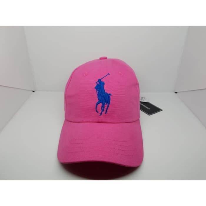 Topi Polo Ralph Lauren Pink Big Pony Original | Lazada Indonesia