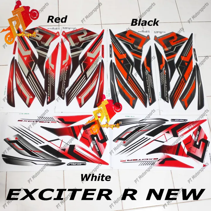 Yamaha LC 135 Sticker Exciter R V2 V3 V4 V4 V5 V6 V7 LC Stripe Body ...