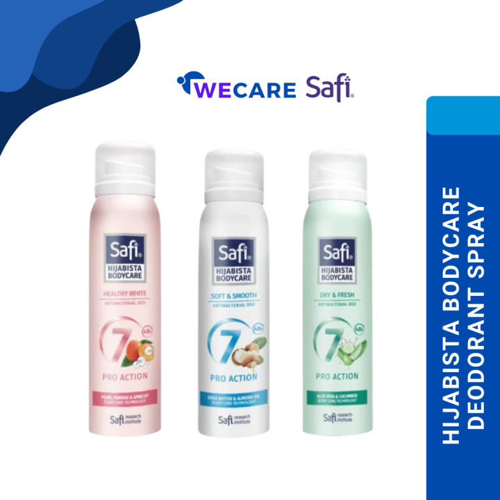 Safi Hijabista Bodycare Deodorant Spray 7 Pro Action (150ml) - (Healthy ...