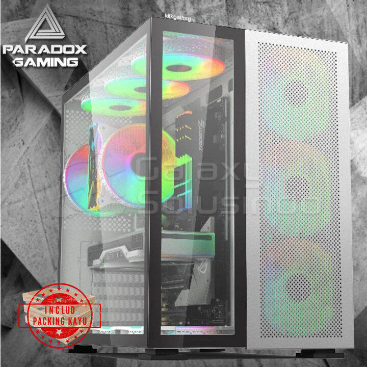Paradox T5 Tempered Glass E-ATX Gaming Case | Lazada Indonesia