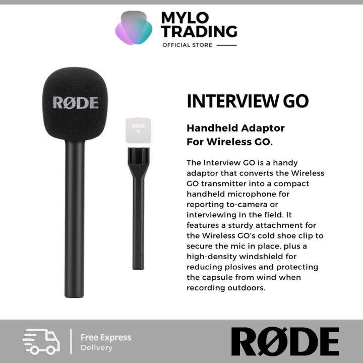 Rode Interview GO Handheld Mic Adapter for the Wireless GO | Lazada
