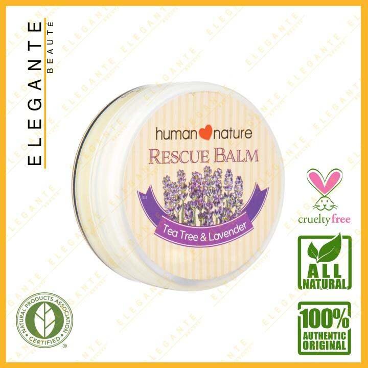 Human Nature Rescue Balm in Tea Tree and Lavender 10g | Lazada PH