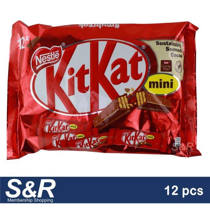 Tasty snacks sell like hot cakes KitKat Original Mini 12 packs | Lazada PH