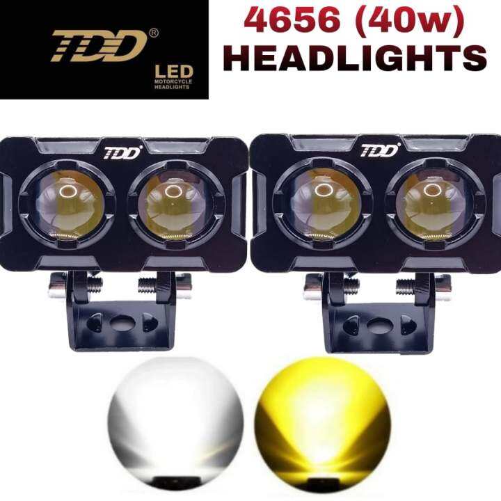 TDD 4656 (40w) 2PCS MOTORCYCLE HEADLIGHTS | Lazada PH