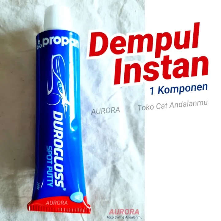 DEMPUL INSTAN PROPAN DUROGLOSS SPOT PUTTY 1 KOMPONEN DUROGLOS ODOL ...