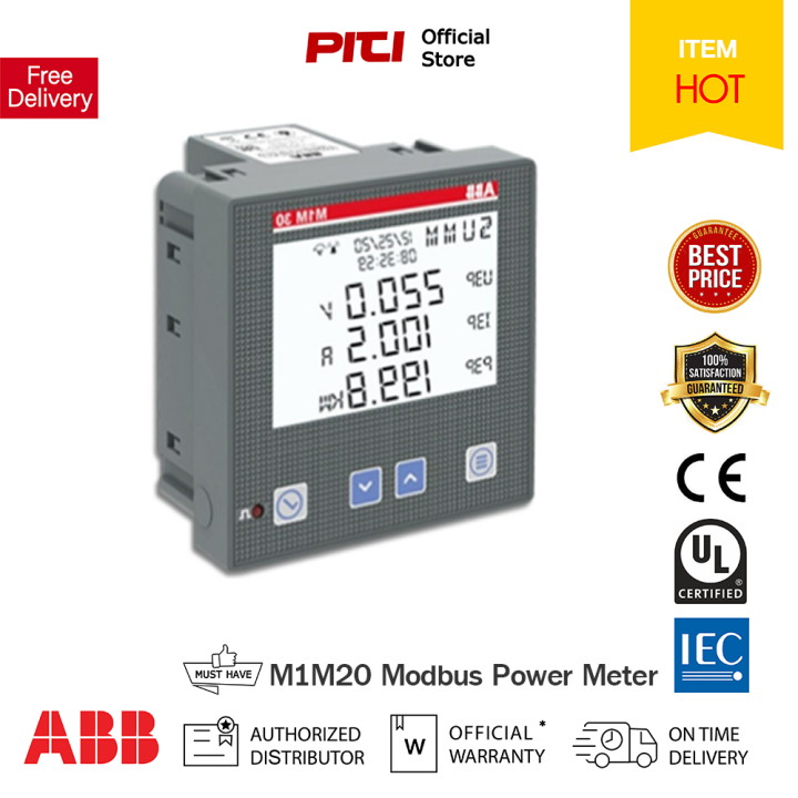 ABB M1M 20 Modbus Power meter เพาเวอร์มิเตอร์ ABB ต้องที่ PITIGROUP ...