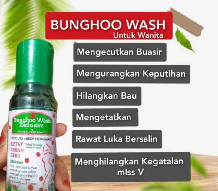 PENCUCI MISS V BUNGA WASH BUNGHOO WASH EXCLUSIVE ORIGINAL | Lazada