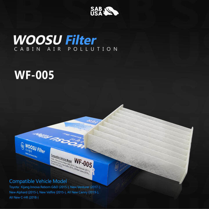 WOOSU Filter AC Kijang Innova Reborn Venturer Alphard Vellfire Camry ...