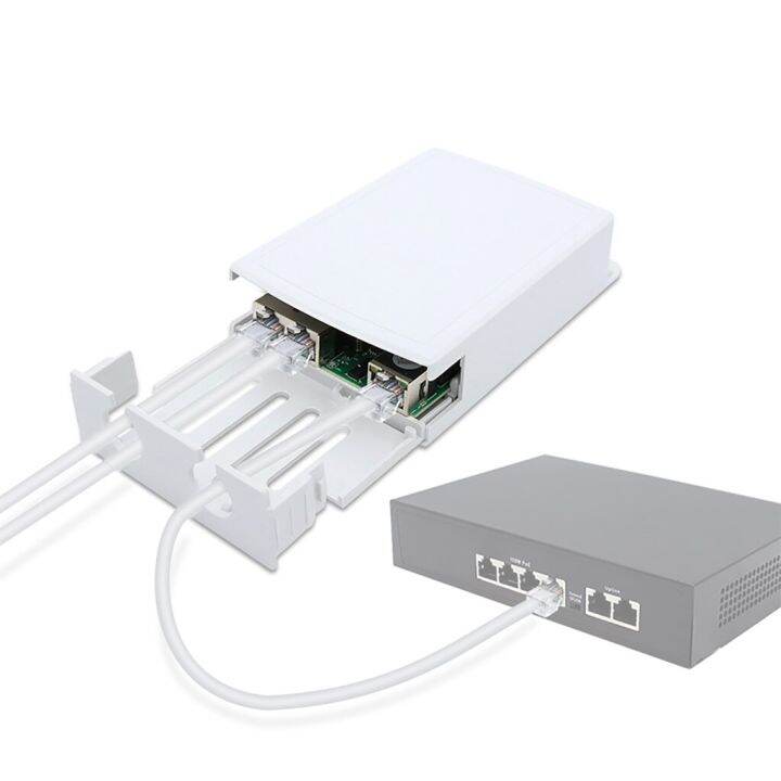 POE Repeater Network Extender Outdoor Waterproof Extension One In Two ...