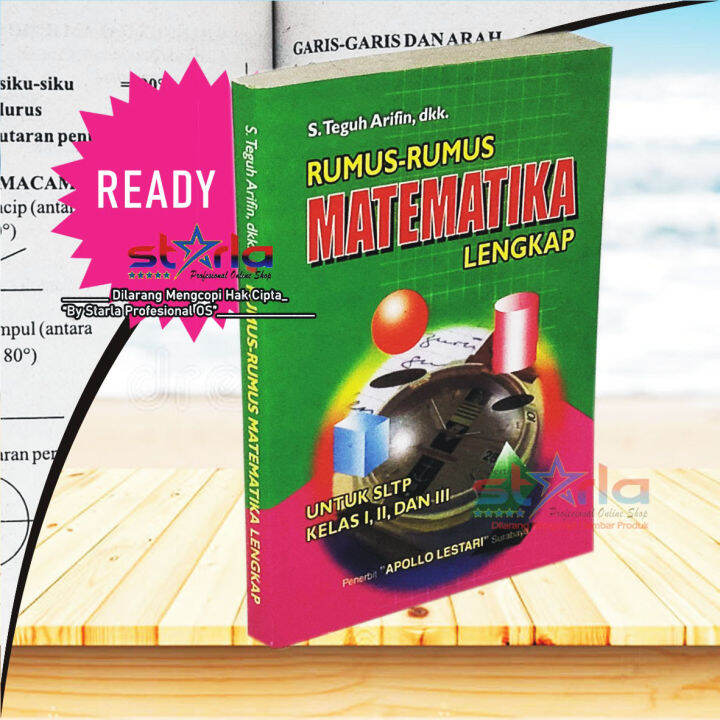 Rumus Matematika Lengkap SLTP SMP Ukuran Saku Percetakan Apolo Lestari ...