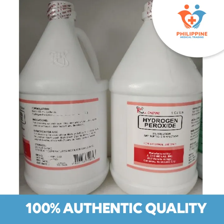 Hydrogen Peroxide 3% 1 gallon ( J. CHEMIE) | Lazada PH