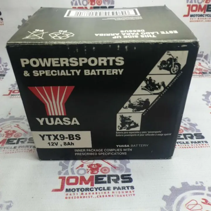 YTX9-BS YUASA Motorcycle Battery (INDONESIA) 12V 8AH | Lazada PH
