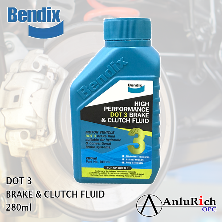 Bendix High Performance DOT 3 Brake and Clutch Fluid 280ml | Lazada PH