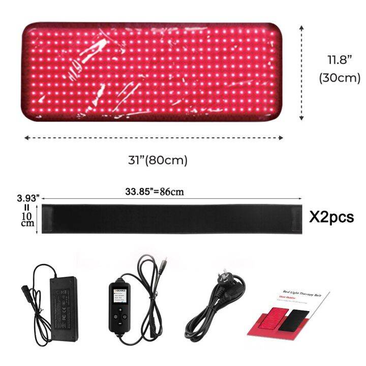แผ่น850Nm ผ้าห่ม Led สีแดงแสง Nir ใกล้อินฟาเรดสวมใส่ได้แผ่นบำบัดแสงสี ...