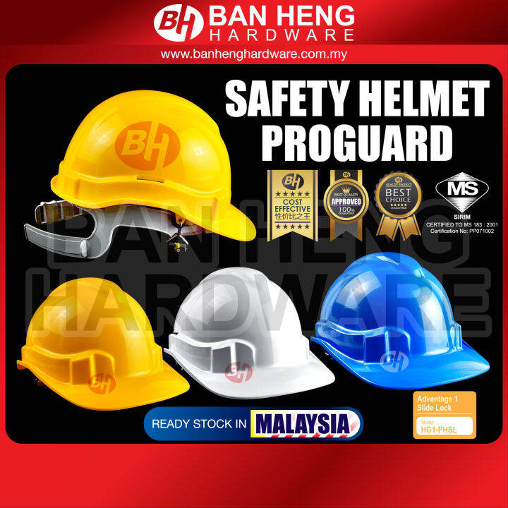Advantage Proguard Industrial Safety Helmet Sirim Certified to MS 183 : ...