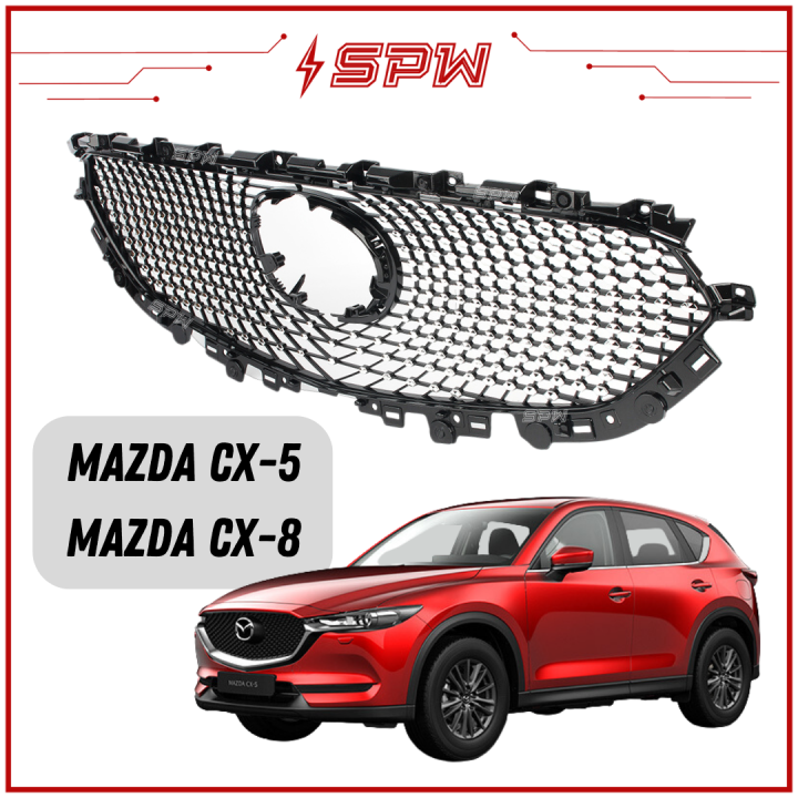 Mazda CX5 CX8 (2017 to 2023) Front Grill CX-5 CX-8 Diamond Grilles ...