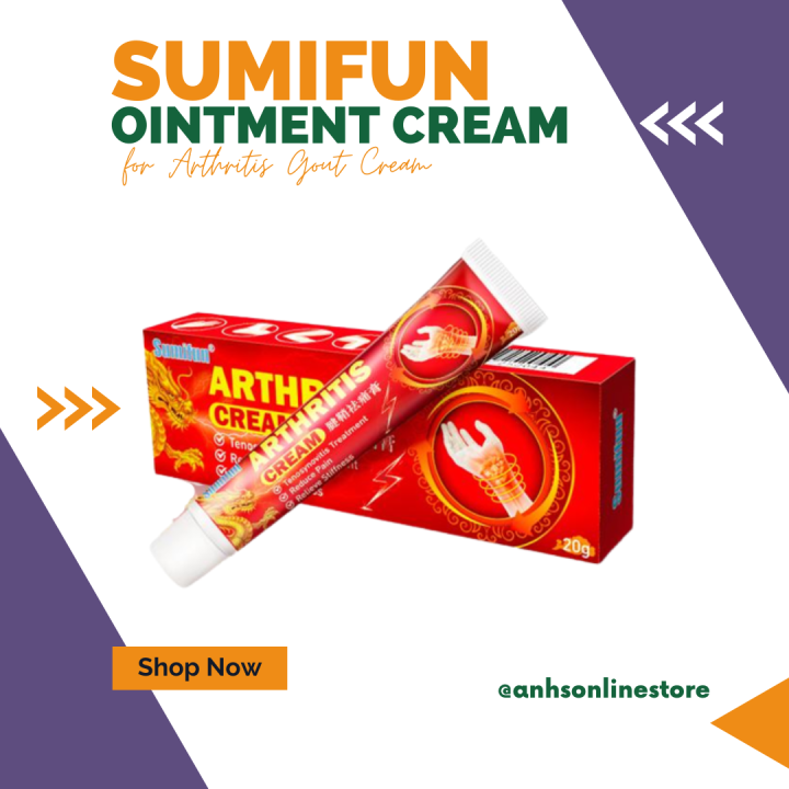 100% Original Sumifun Authentic Ointment Cream for Arthritis Gout Cream ...