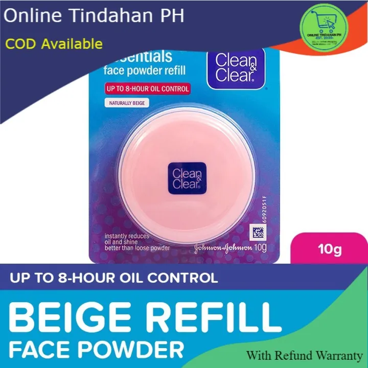 Clean & Clear Essentials Face Powder Refill 10g (Beige) | Lazada PH