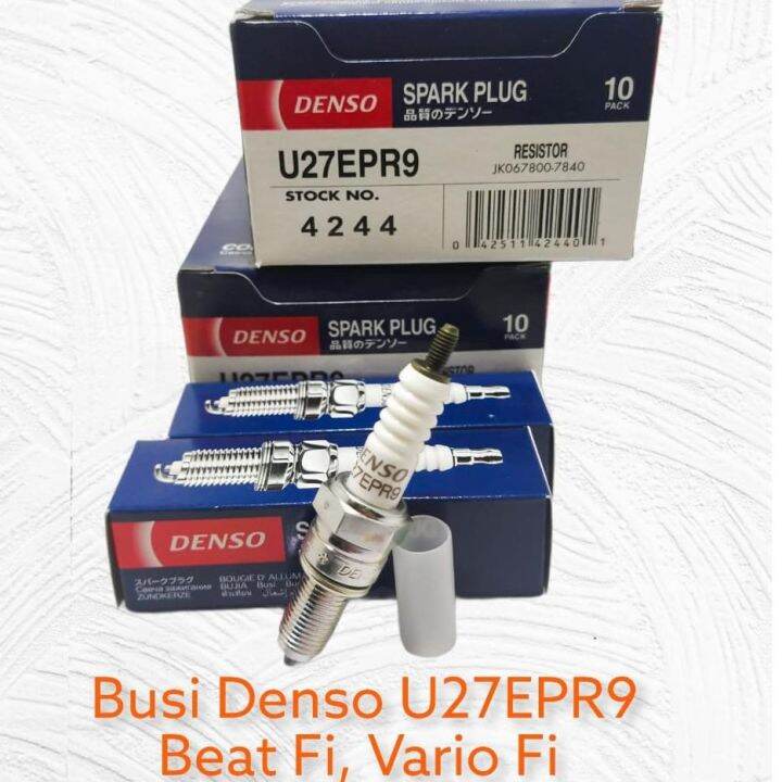 busi panjang denso u27 epr isi 10 pcs . denso u27epr busi motor Karisma ...