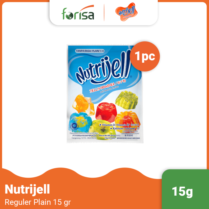 Nutrijell Reguler Rasa Plain 15 gr | Lazada Indonesia