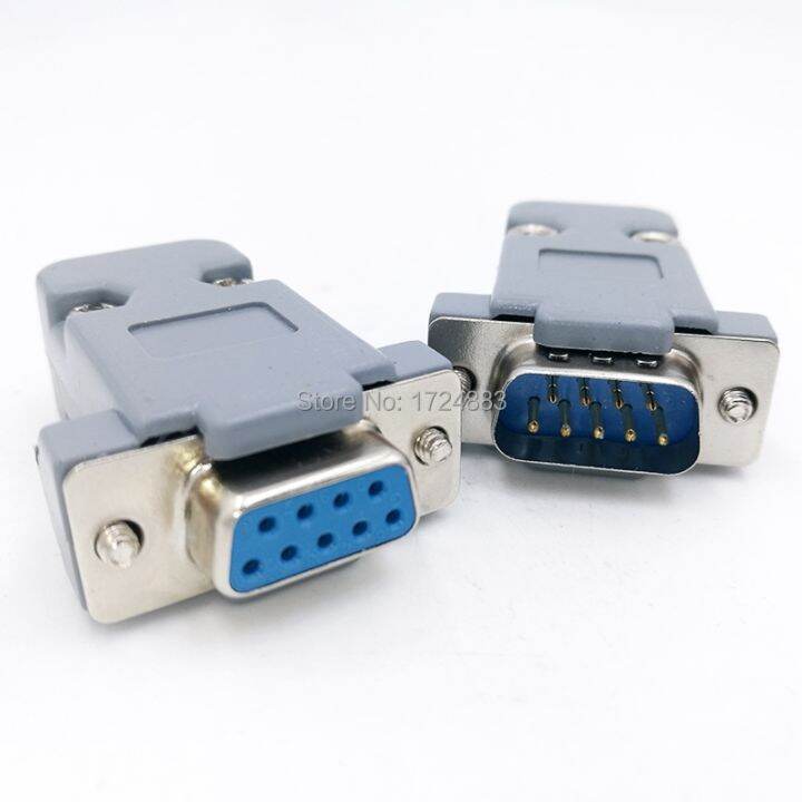 【CW】 DB9 serial adapter connector Plug D type RS232 COM 9 pin hole port ...