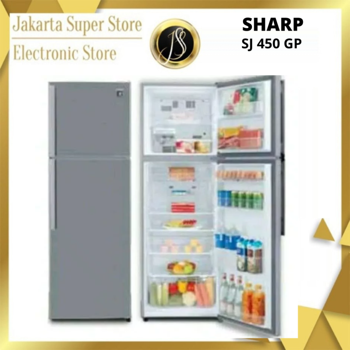 KULKAS SHARP SJ 450 GP / 2 PINTU PLASMA ION | Lazada Indonesia