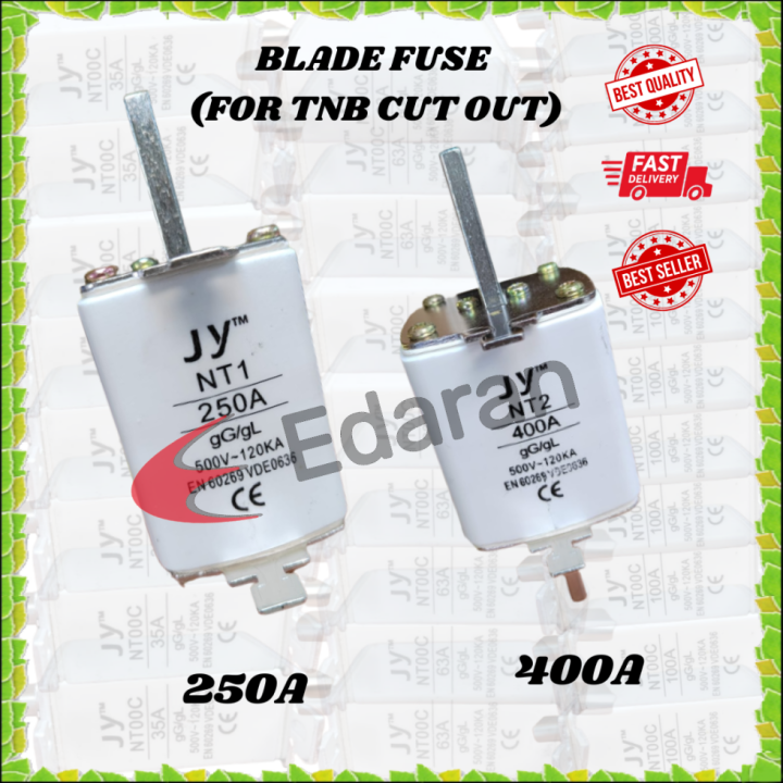 JY BLADE FUSE / CUT OUT FUSE 120KA - 250A AND 400A | Lazada